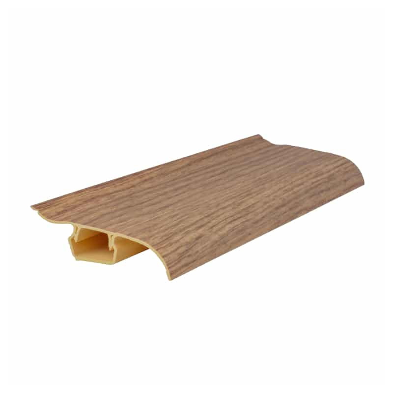 Lot de 5 - Plinthe cache-fils wood 3 en 6 x 250 cm
