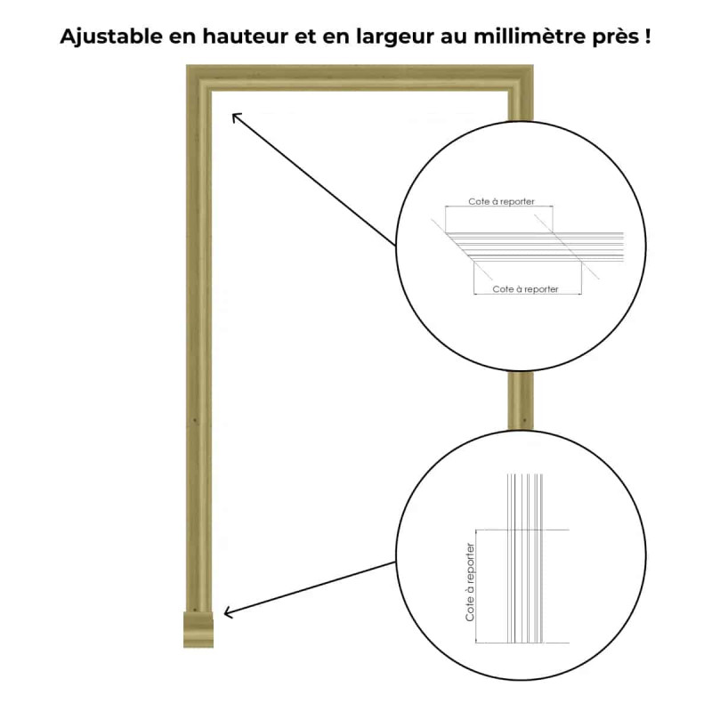 Chambranle de porte avec moulure | Nordlinger