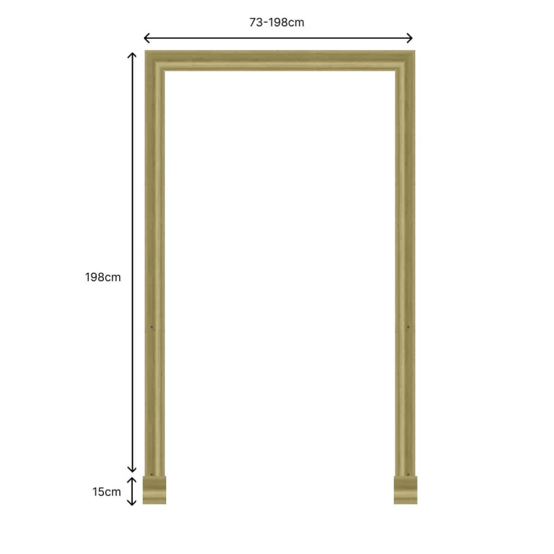 Chambranle encadrement de porte avec moulure | Nordlinger