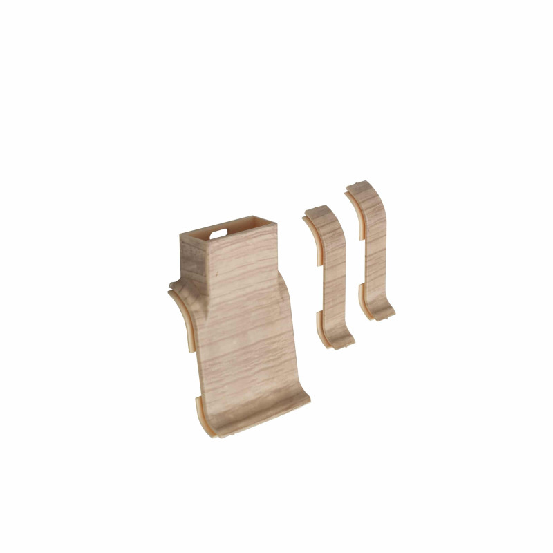 Plinthe cache fil - Kit prise et jonctions